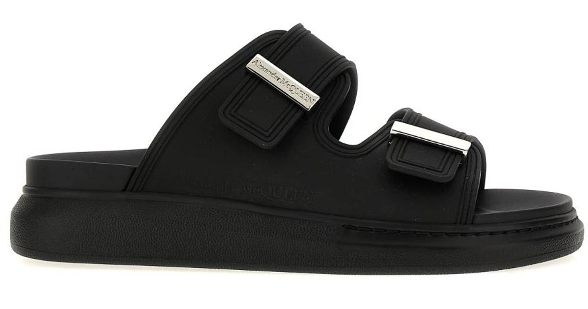 McQueen Sliders in Black | Lyst UK