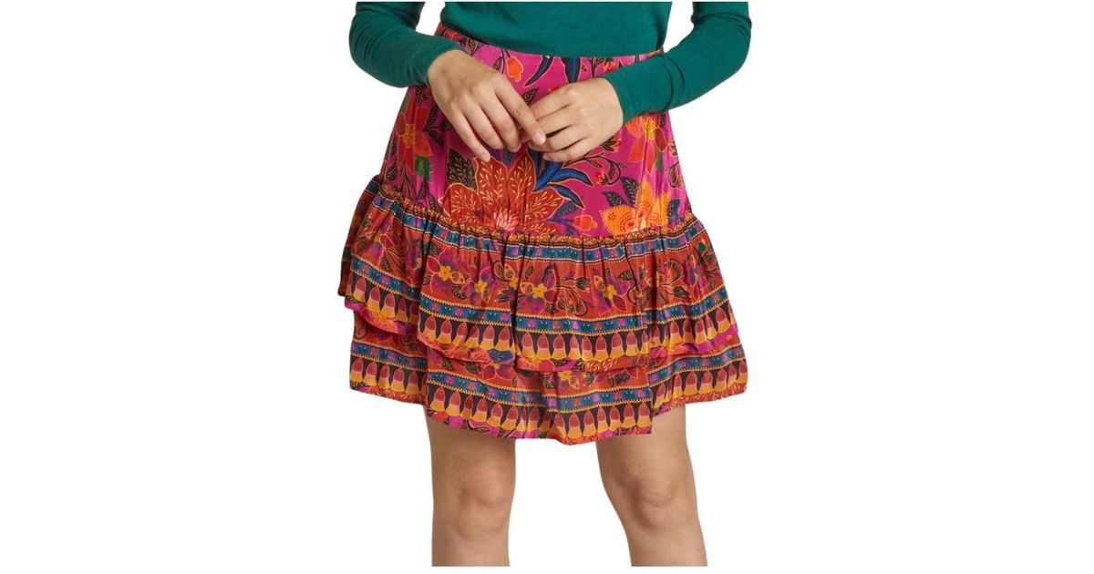 FARM Rio Short Skirts in Red | Lyst