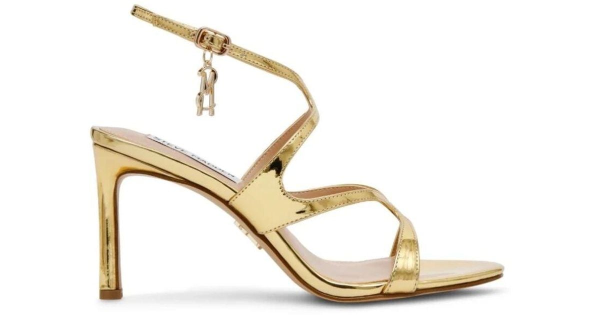 Steve Madden High Heel Sandals in Metallic | Lyst