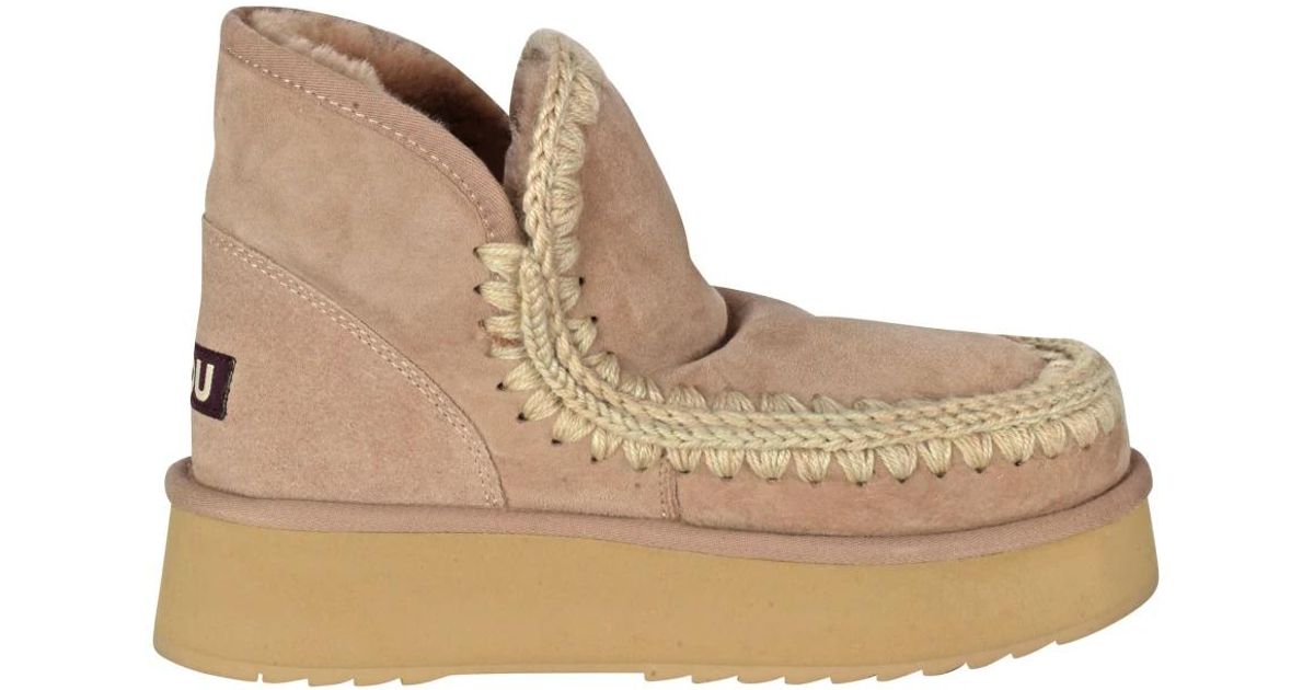 Mou Winter Boots in Natural | Lyst UK