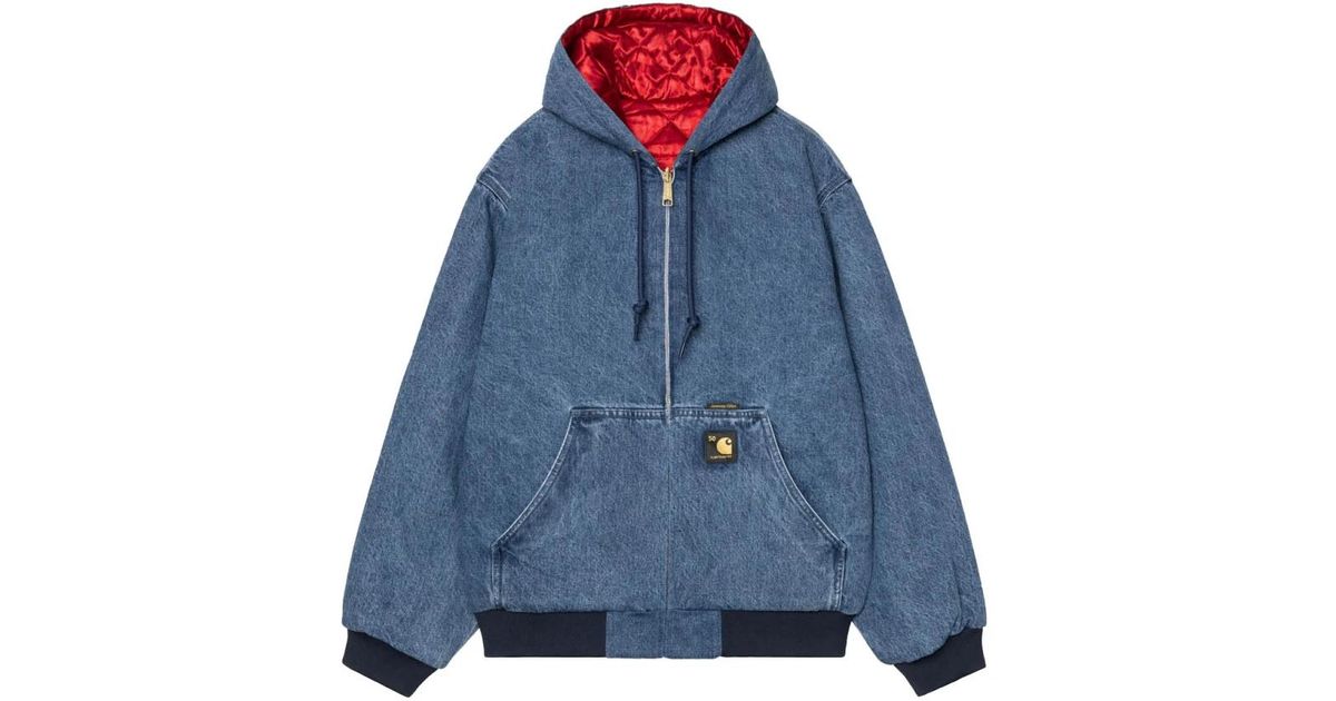 Carhartt Winter Jackets in Blue for Men | Lyst UK