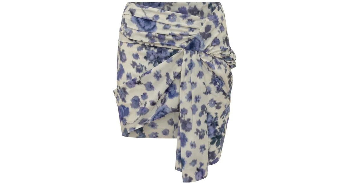 Isabel Marant Short Skirts in Blue | Lyst UK