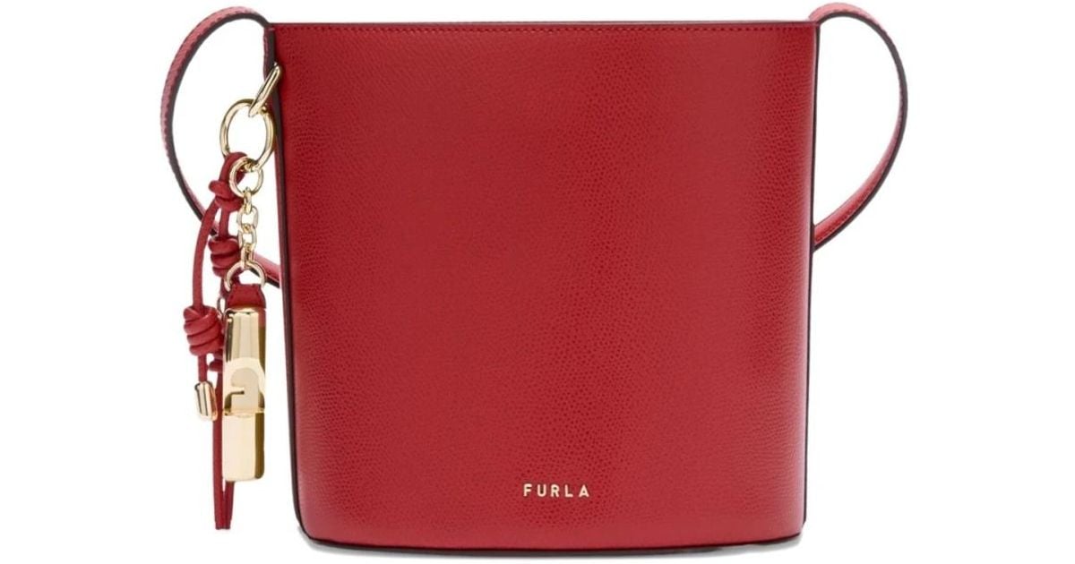 Furla Cross Body Bags in Red | Lyst UK