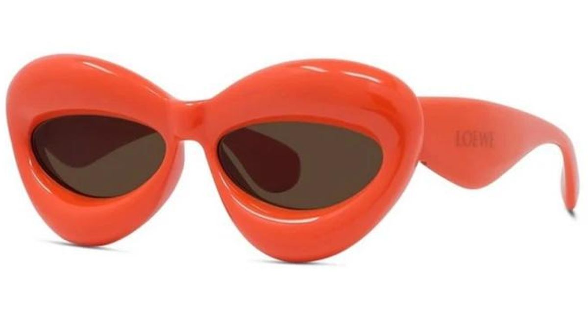 Loewe Sunglasses in Red | Lyst