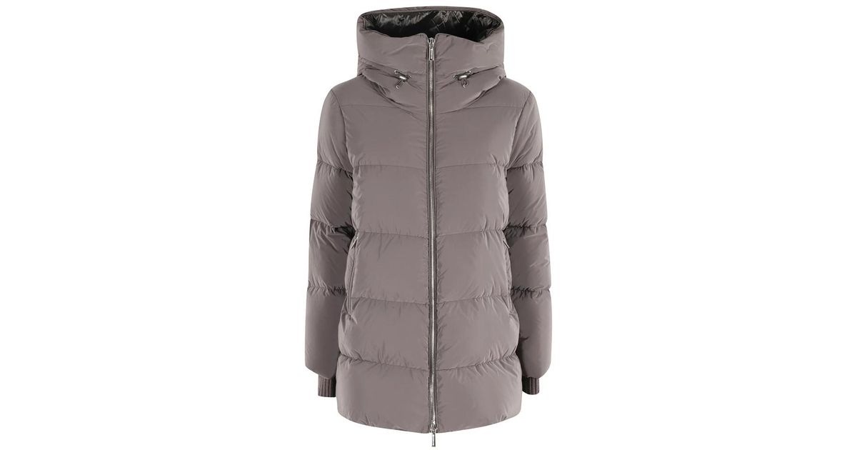 Moorer Winter Jackets in Grey | Lyst UK