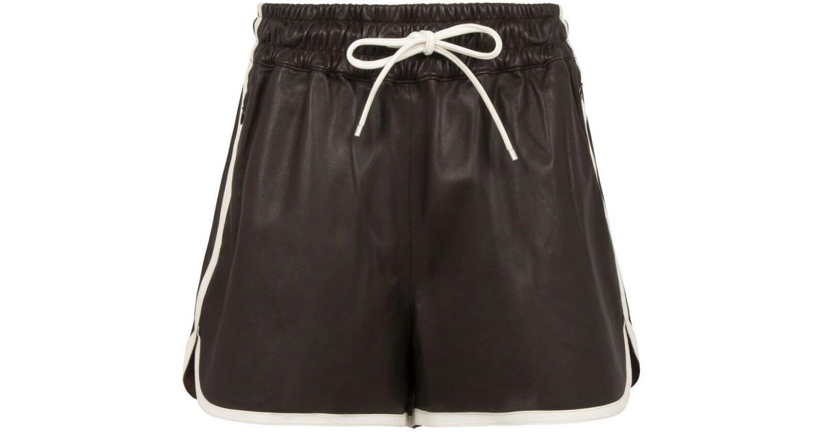 FRAME Short Shorts in Black | Lyst