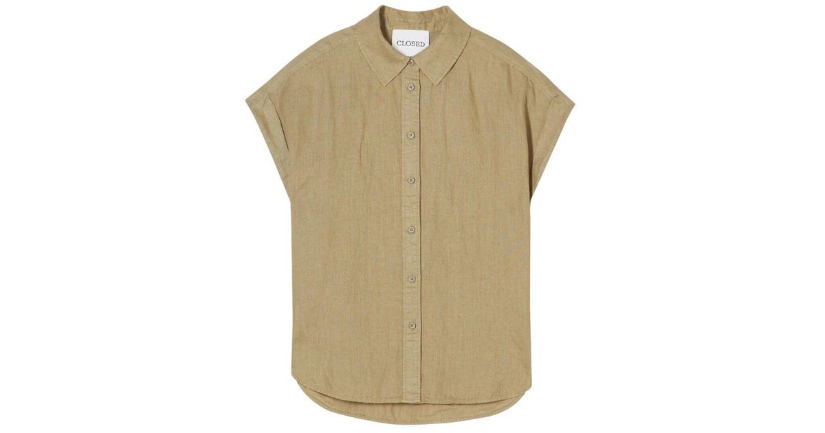 Closed Shirts in Natural | Lyst