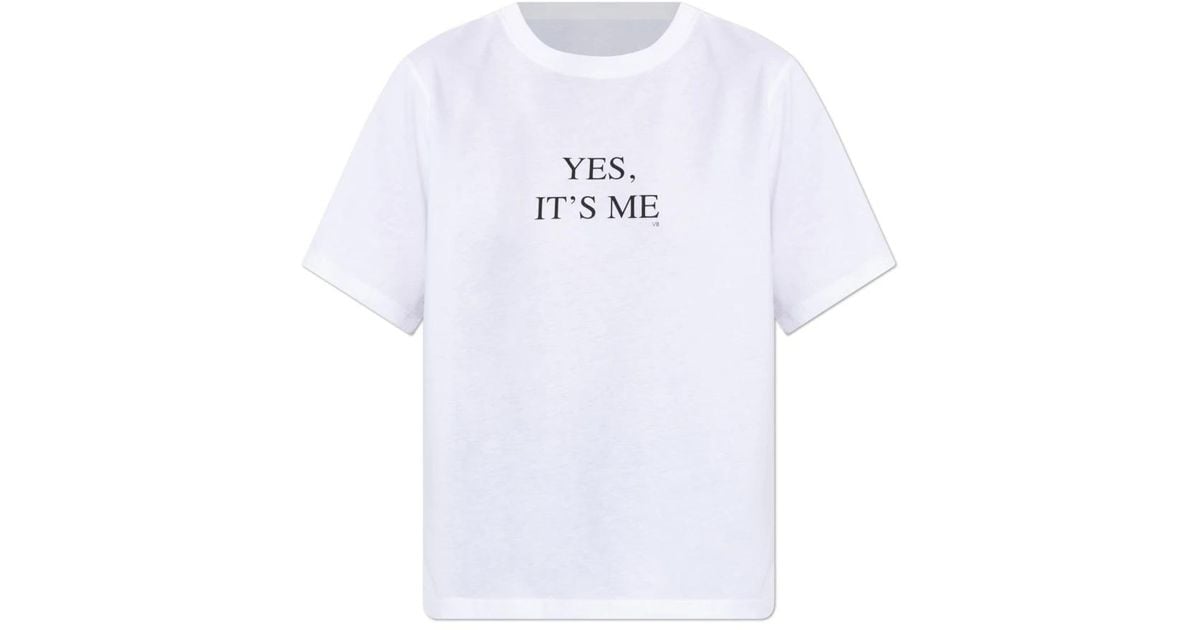 Victoria Beckham T-Shirts in White | Lyst UK