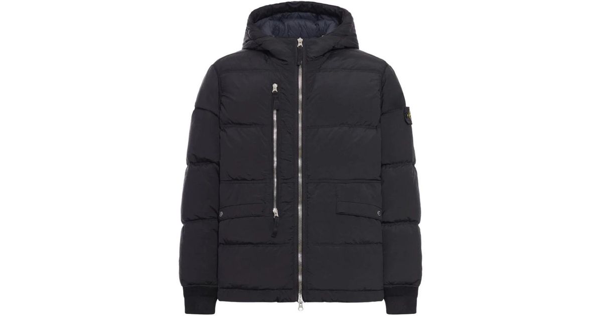 Stone Island Winter Jackets in Blue for Men | Lyst UK