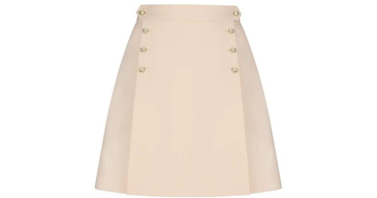 Dior Short Skirts in Natural | Lyst UK