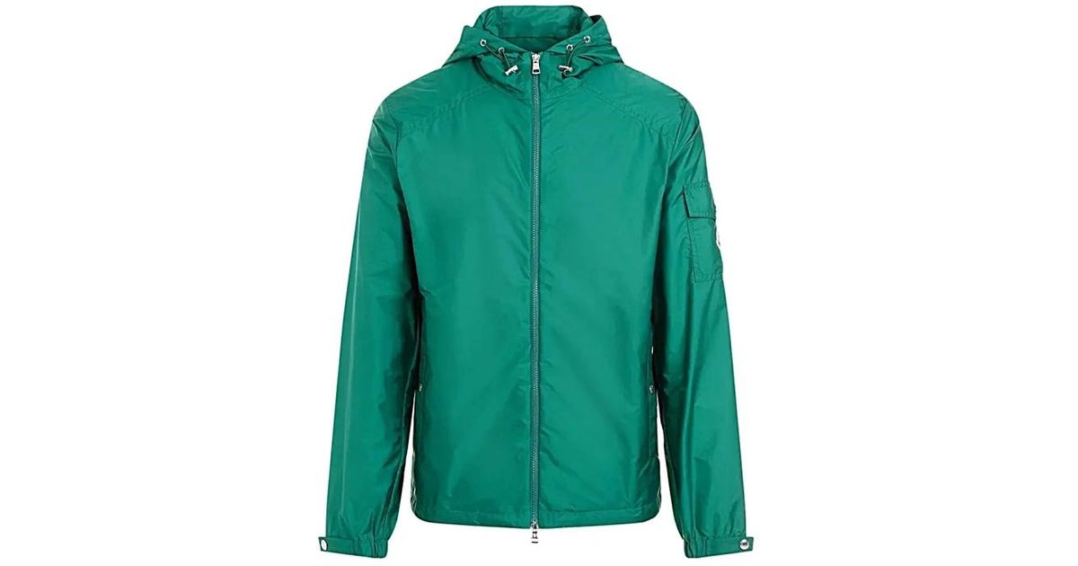 Moncler Light Jackets in Green for Men | Lyst UK