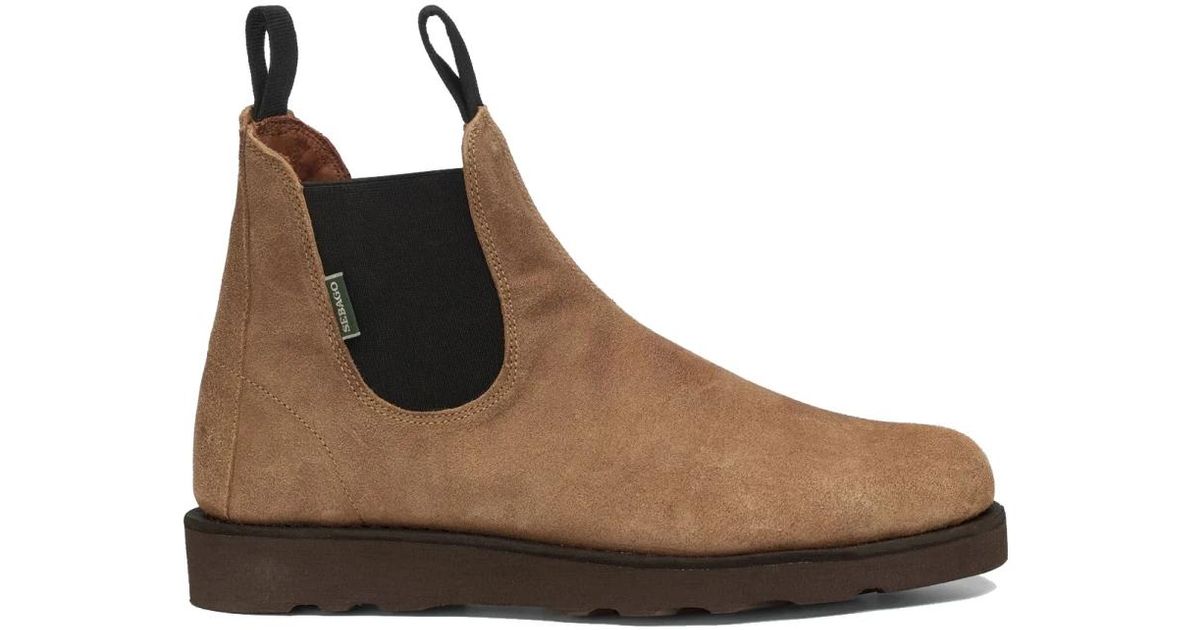 Sebago Chelsea Boots in Brown for Men | Lyst
