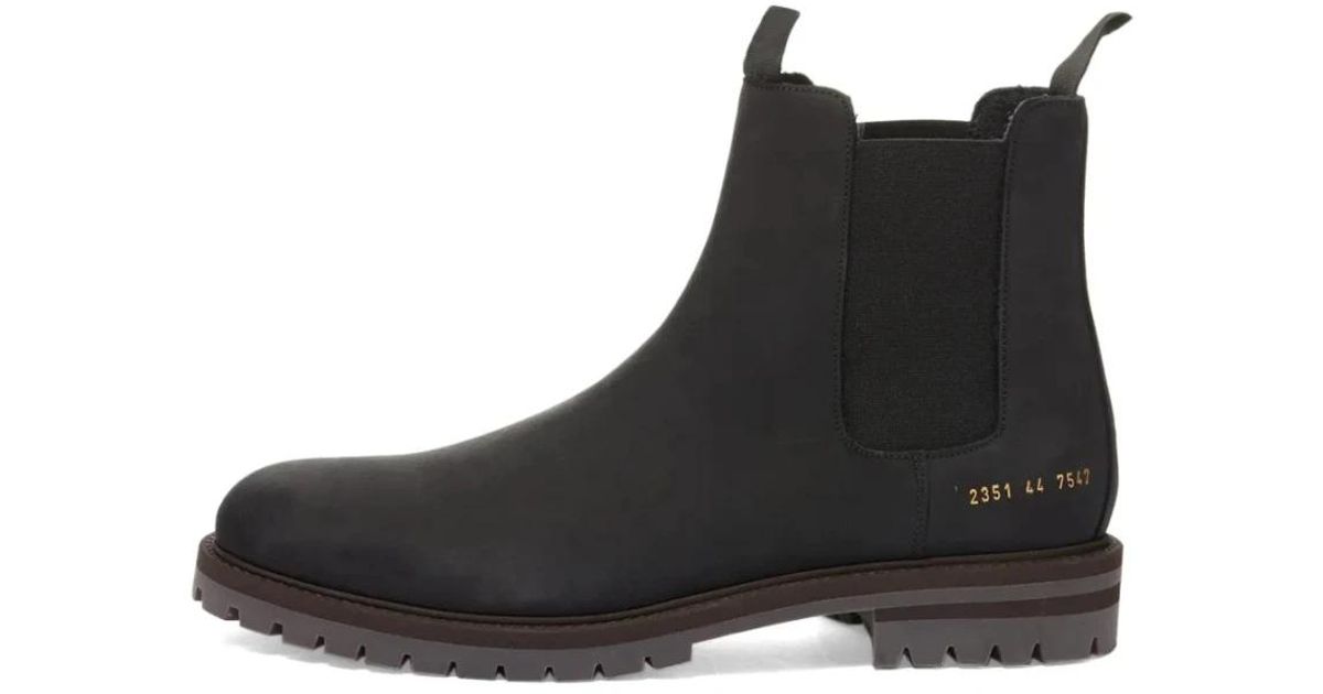 Common Projects Chelsea Boots in Black for Men | Lyst UK