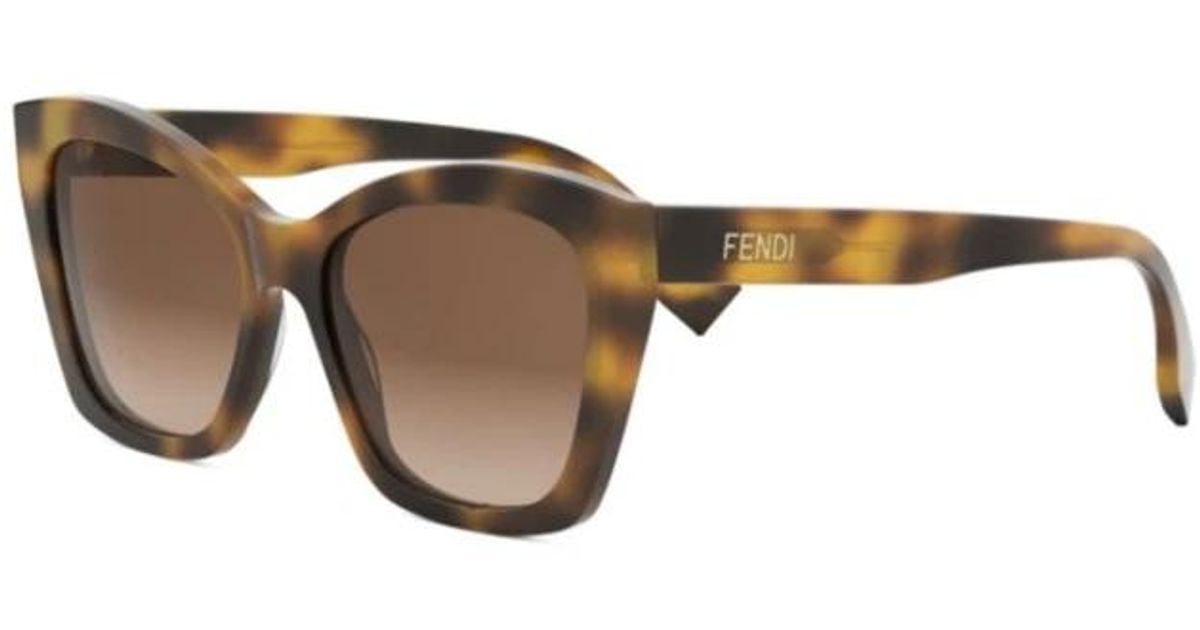 Fendi Sunglasses in Brown | Lyst UK