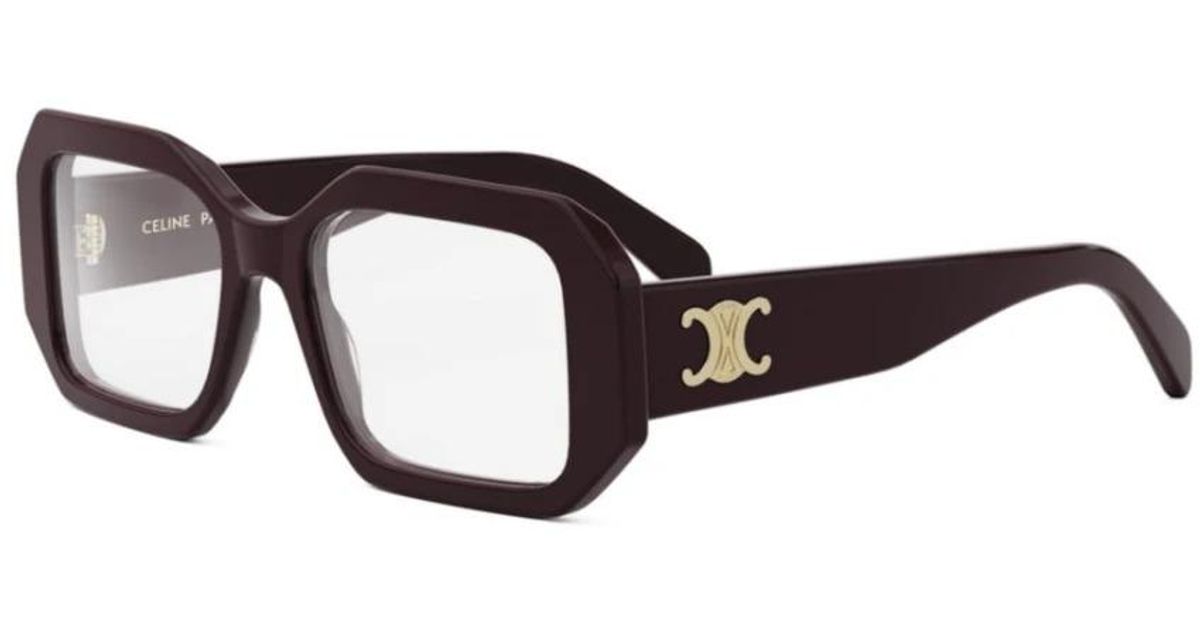 Celine Glasses in Brown | Lyst