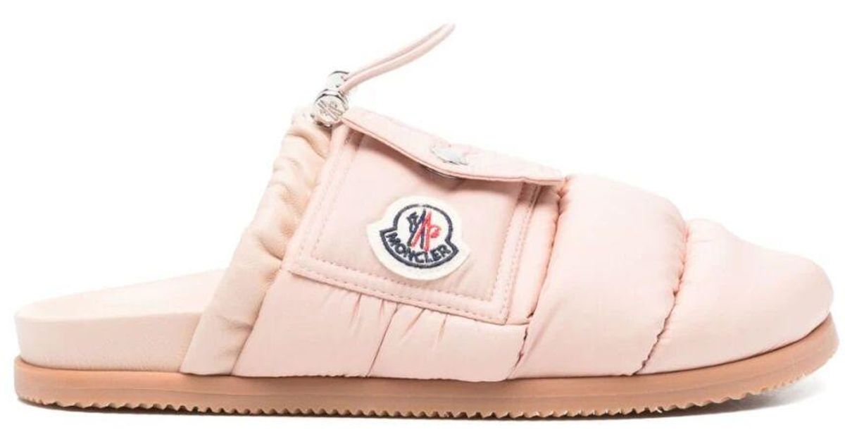 Moncler Mules in Pink | Lyst