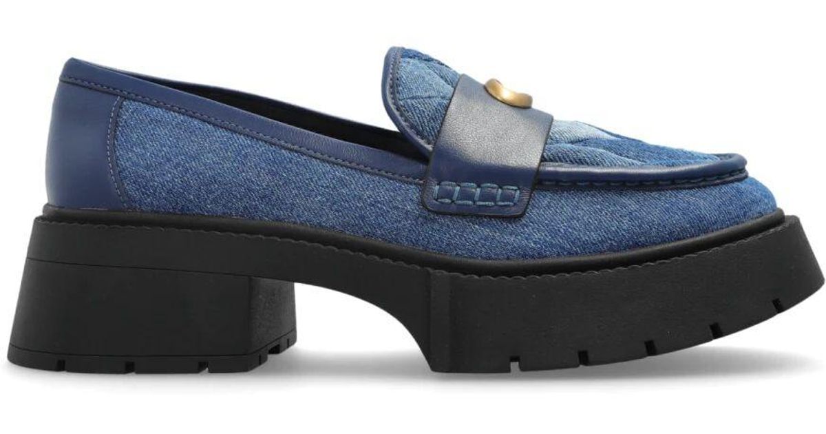 COACH Loafers in Blue | Lyst