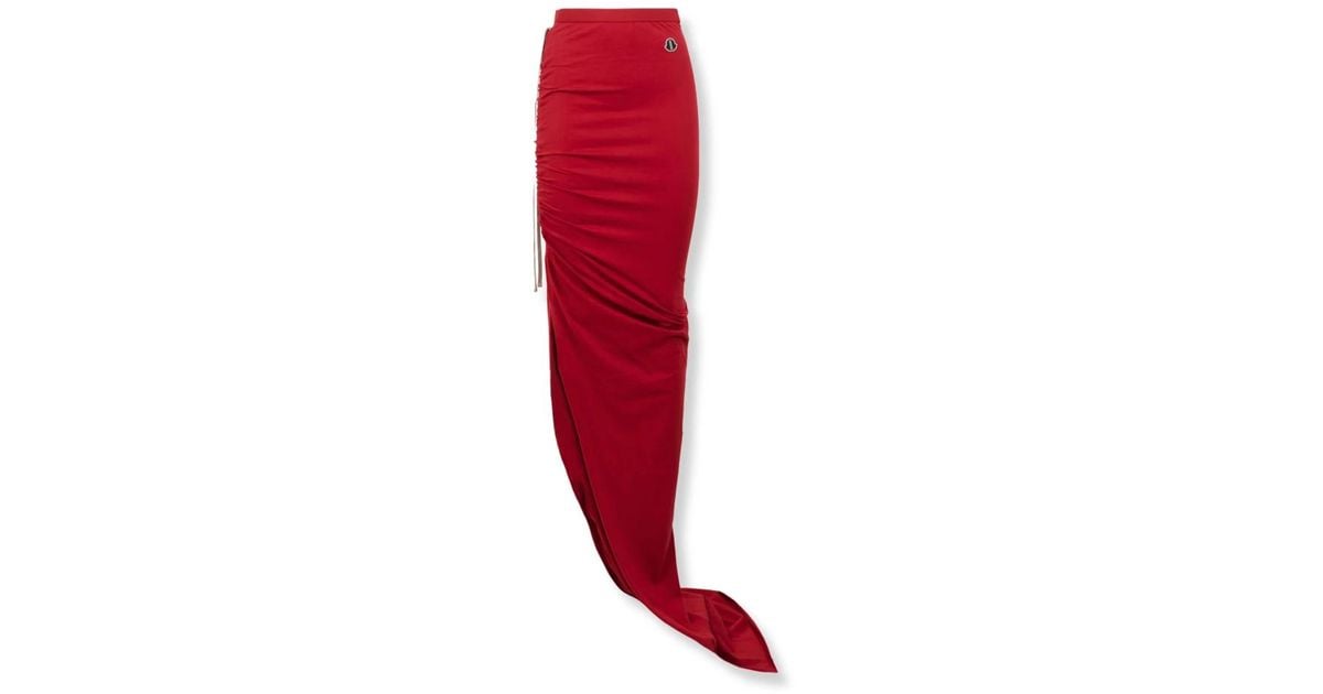 Moncler Verstellbarer Rock in Rot | Lyst DE