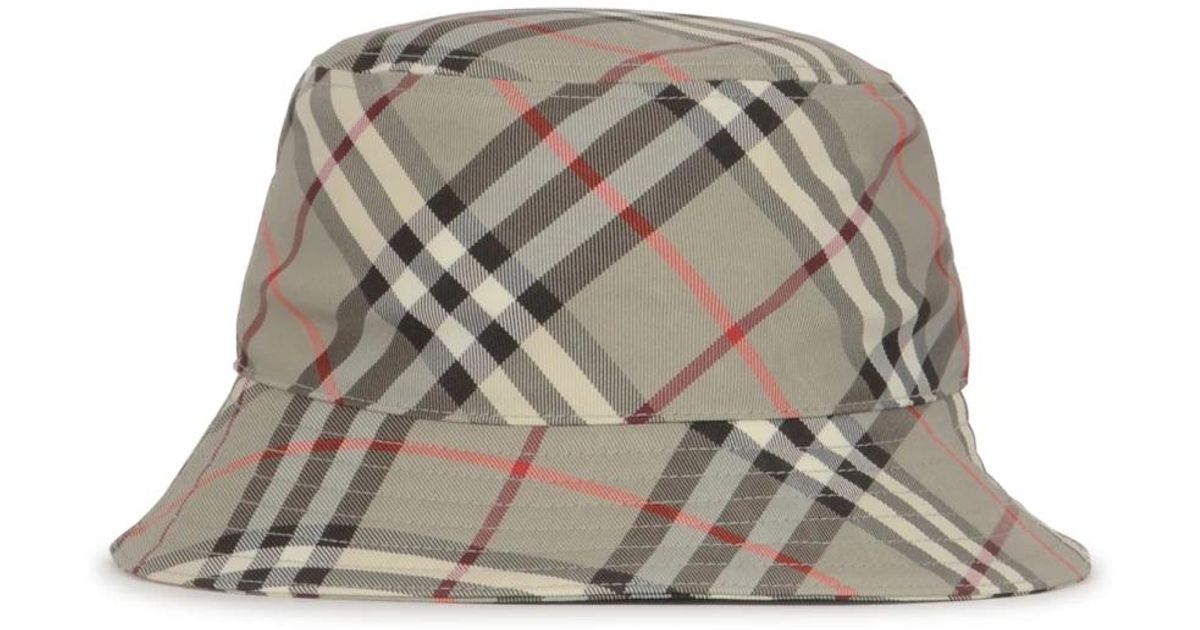 Burberry Hats in Grey for Men | Lyst UK