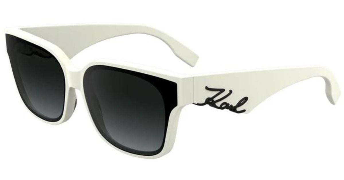 KARL LAGERFELD Sunglasses in Black | Lyst UK