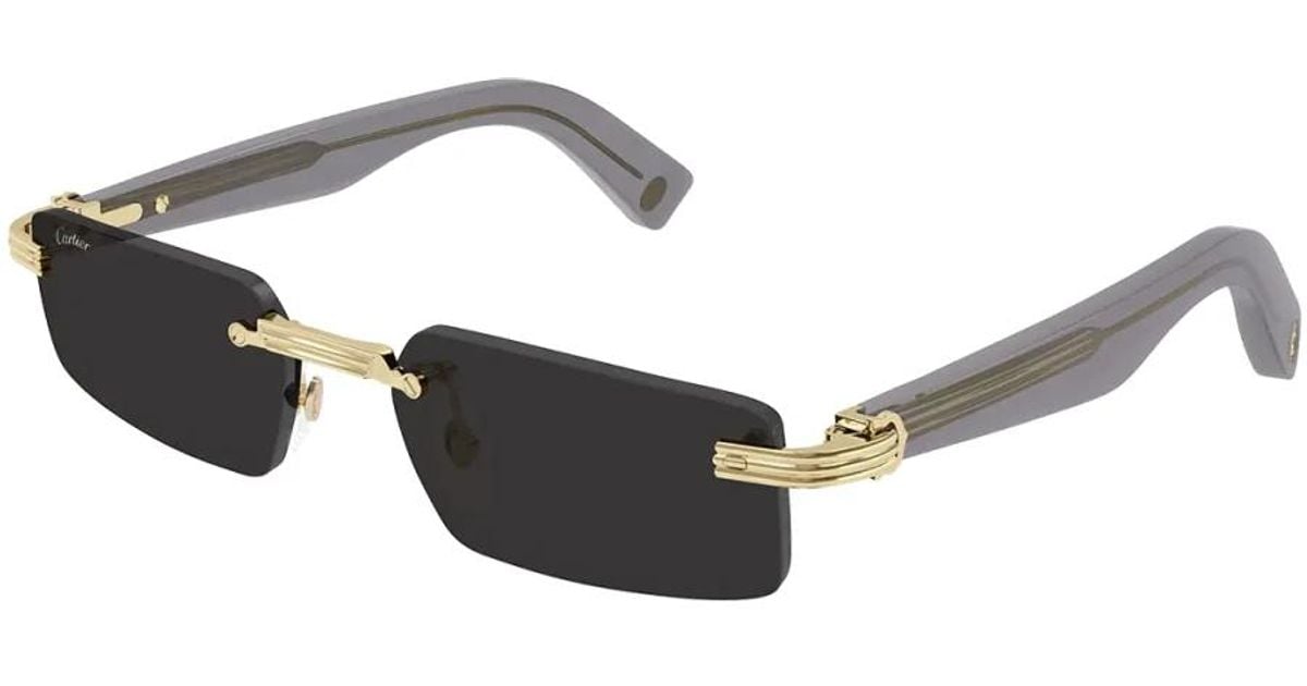 Cartier Sunglasses in Yellow | Lyst UK