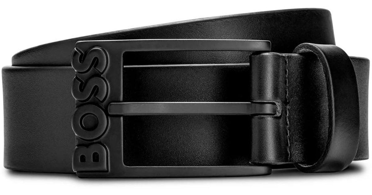 BOSS Belts in Black for Men | Lyst UK