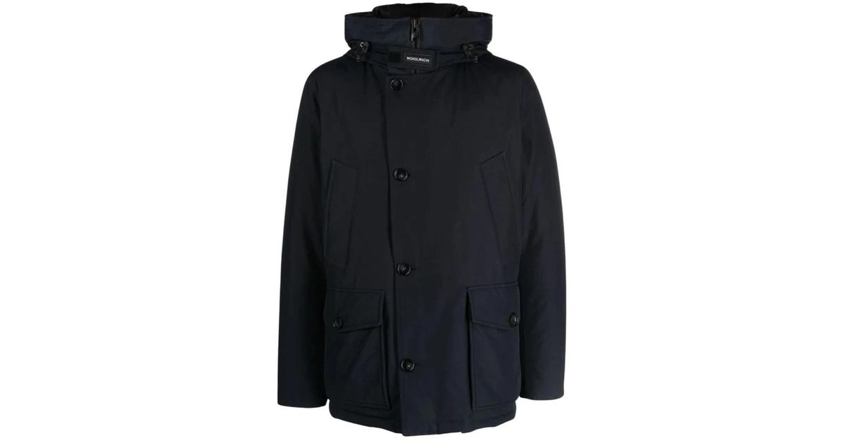 Woolrich Winter Jackets in Blue for Men | Lyst UK