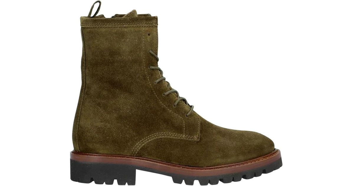 Alpe Lace-Up Boots in Green | Lyst