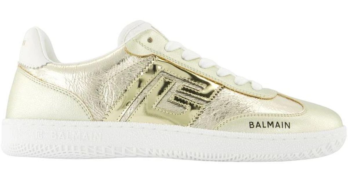 Balmain Sneakers in Yellow | Lyst UK