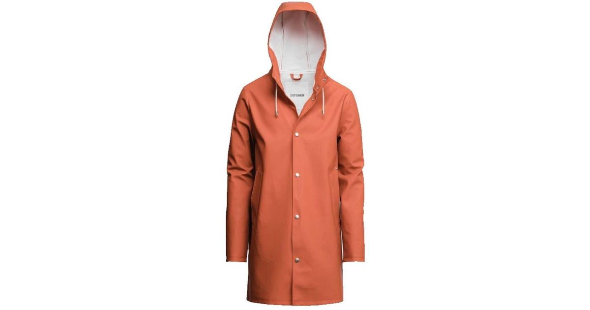 Stutterheim Rain Jackets in Orange | Lyst UK