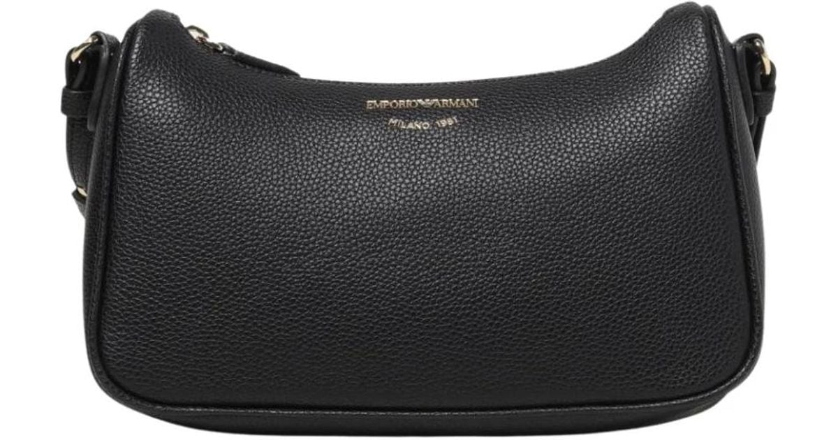 Emporio Armani Cross Body Bags in Black | Lyst