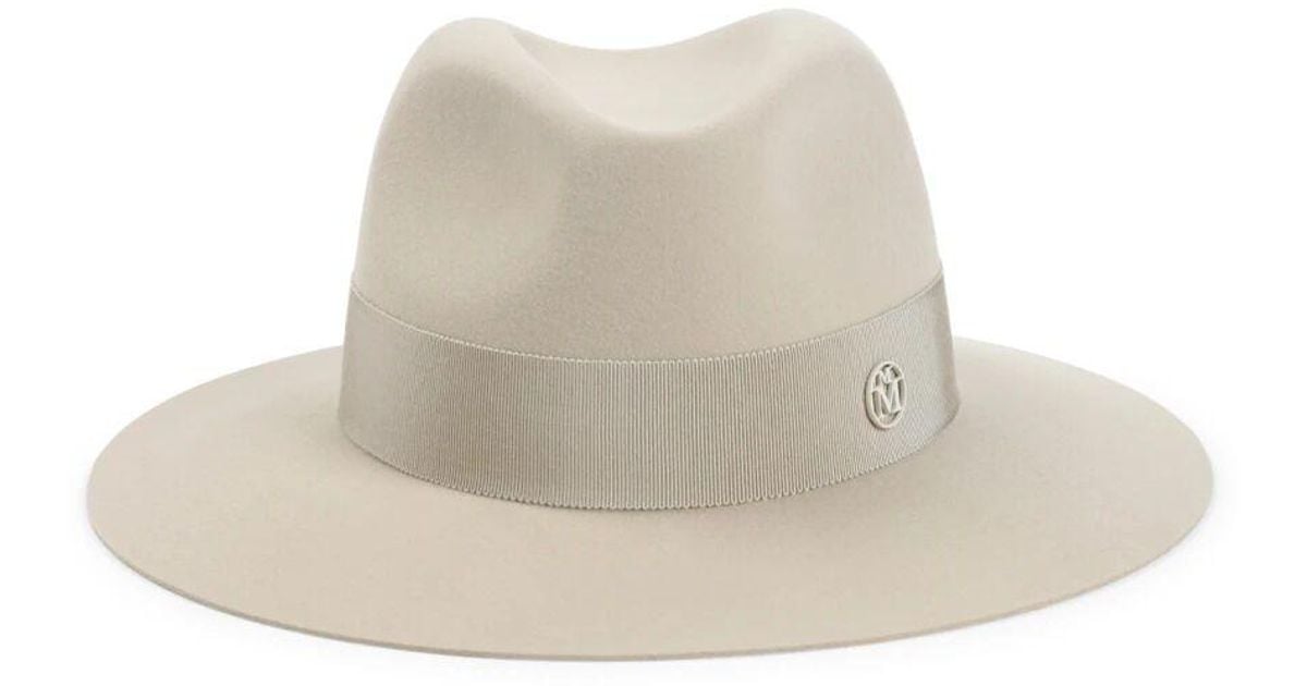 Maison Michel Hat in Natural | Lyst