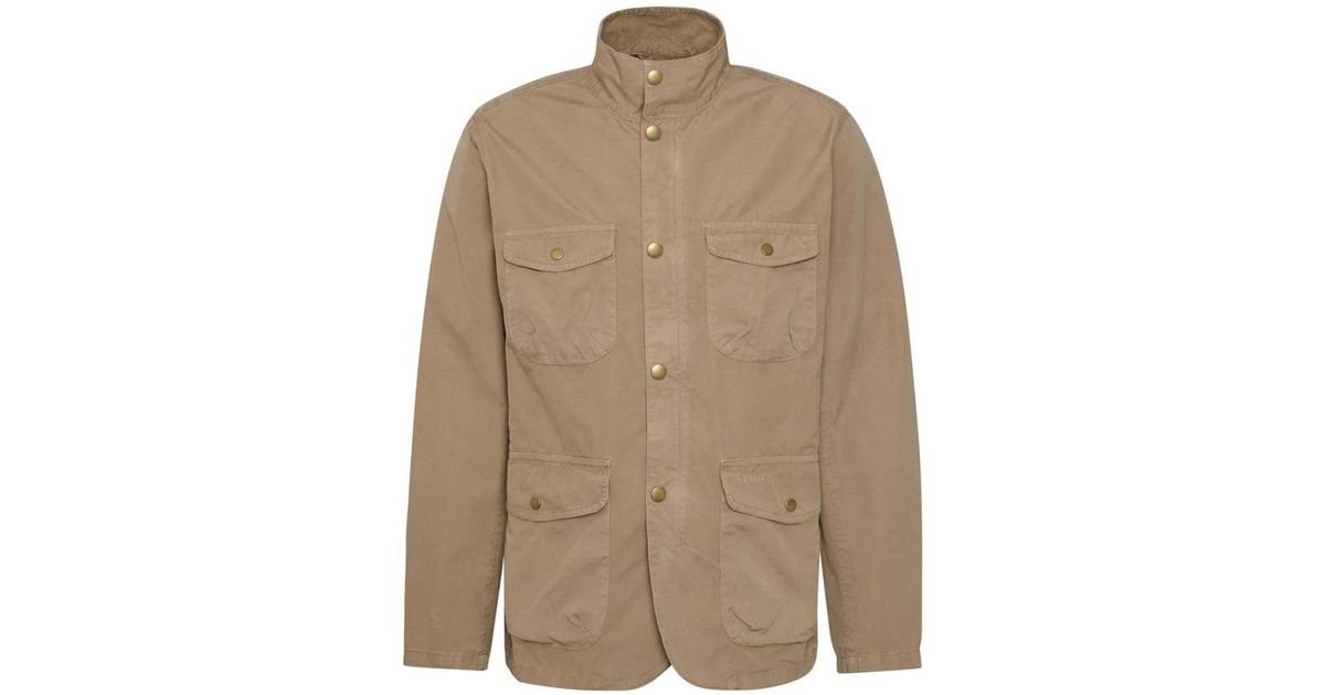 Barbour Light Jackets in Natural for Men | Lyst UK