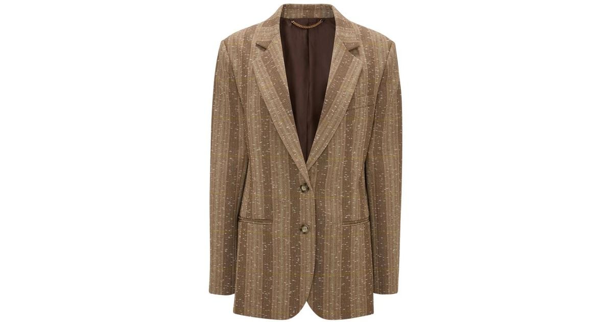 Victoria Beckham Blazers in Brown | Lyst UK