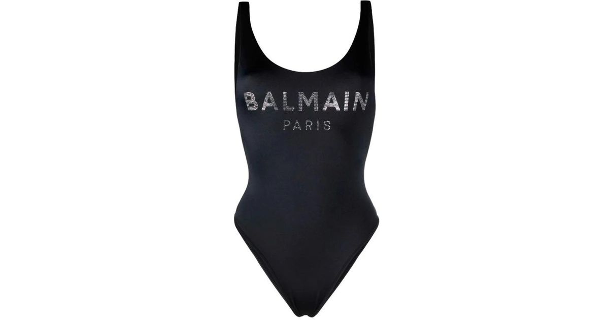 Balmain One-Piece in Black | Lyst UK