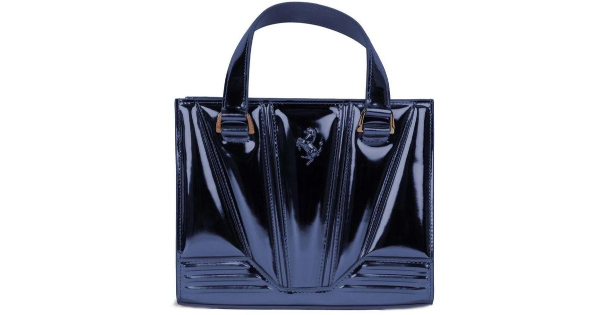 Ferrari Tote Bags in Blue | Lyst