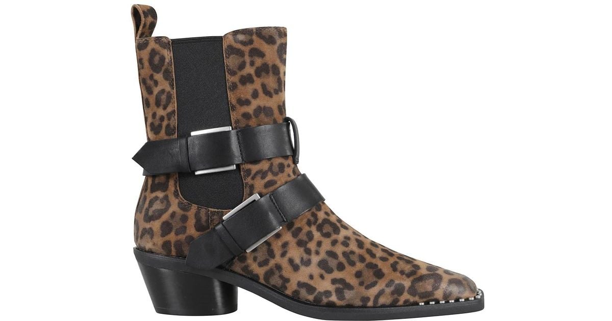 Ash Cowboy & Biker Boots in Brown | Lyst UK