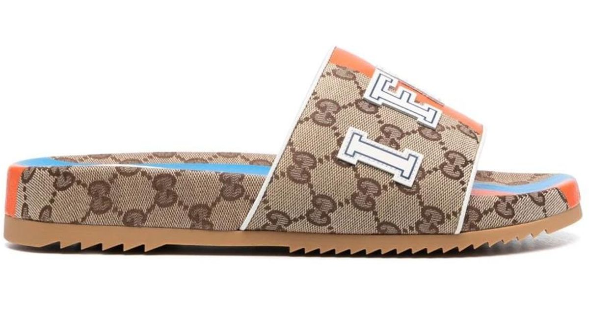Gucci Sliders in Natural for Men | Lyst UK