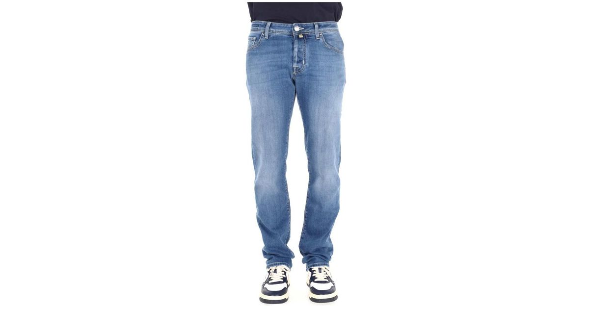 Jacob Cohen Straight Jeans in Blue for Men | Lyst UK