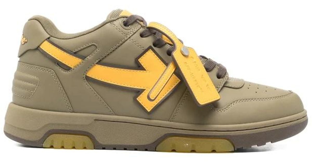 Off-White c/o Virgil Abloh Sneakers in Yellow for Men | Lyst UK