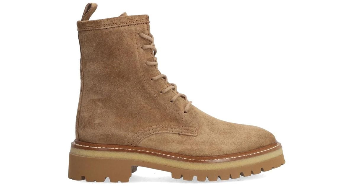 Alpe Lace-Up Boots in Brown | Lyst
