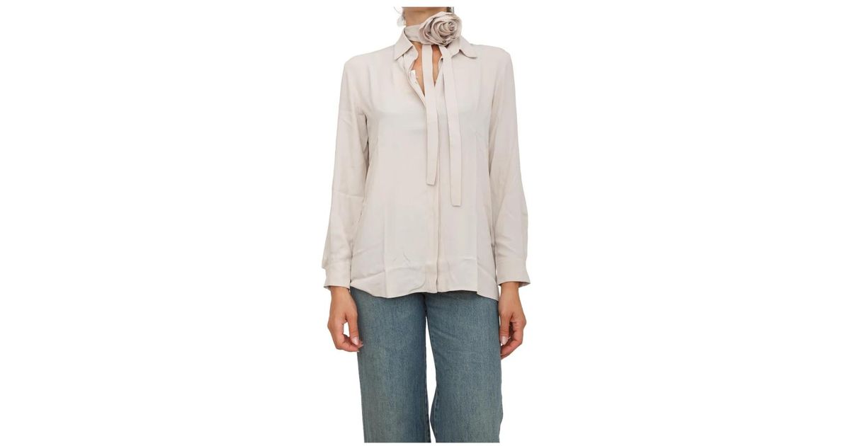 Blouses di Marella in Grigio | Lyst