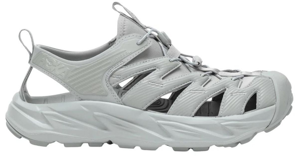 Hoka One One Flat Sandals in Gray for Men | Lyst