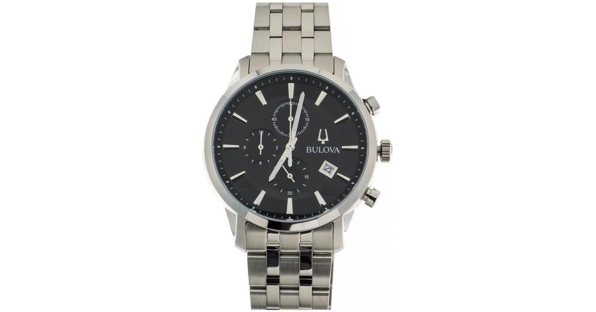 Bulova Sutton Chrono in Mettallic | Lyst DE