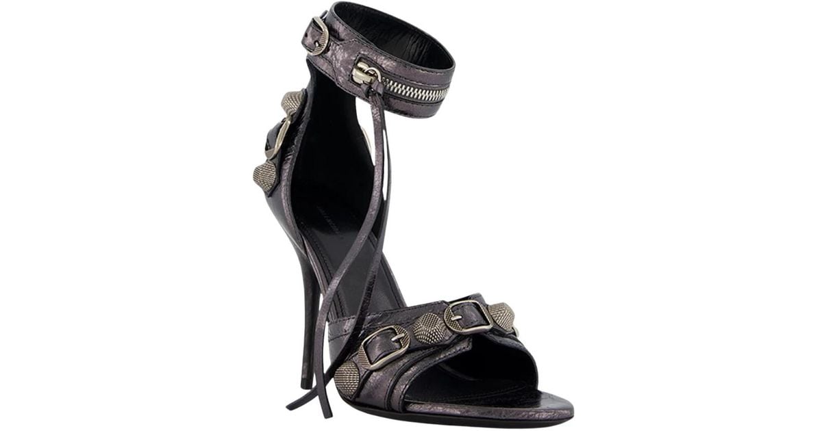 Balenciaga High Heel Sandals in Black | Lyst UK