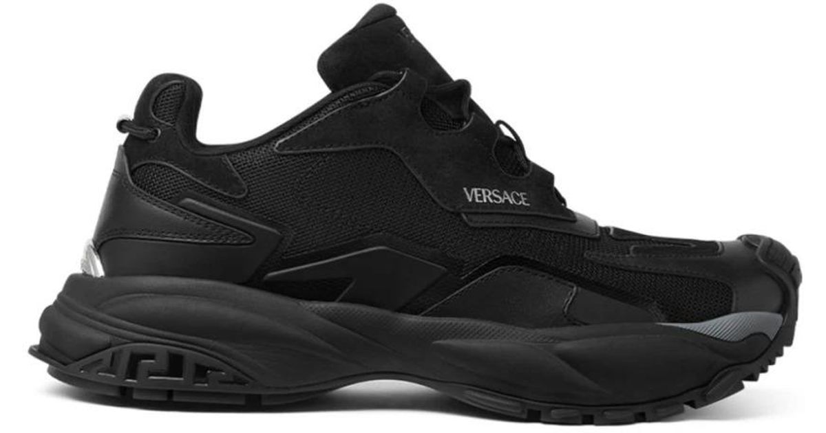 Versace Sneakers in Black for Men | Lyst