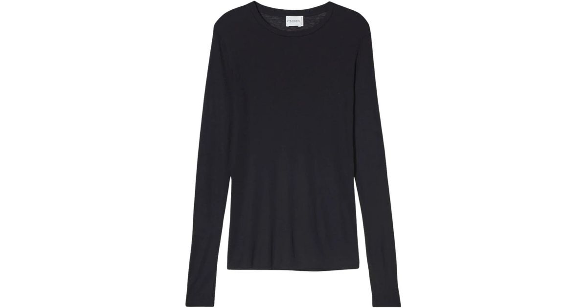 Closed Long Sleeve Tops in Blue | Lyst UK