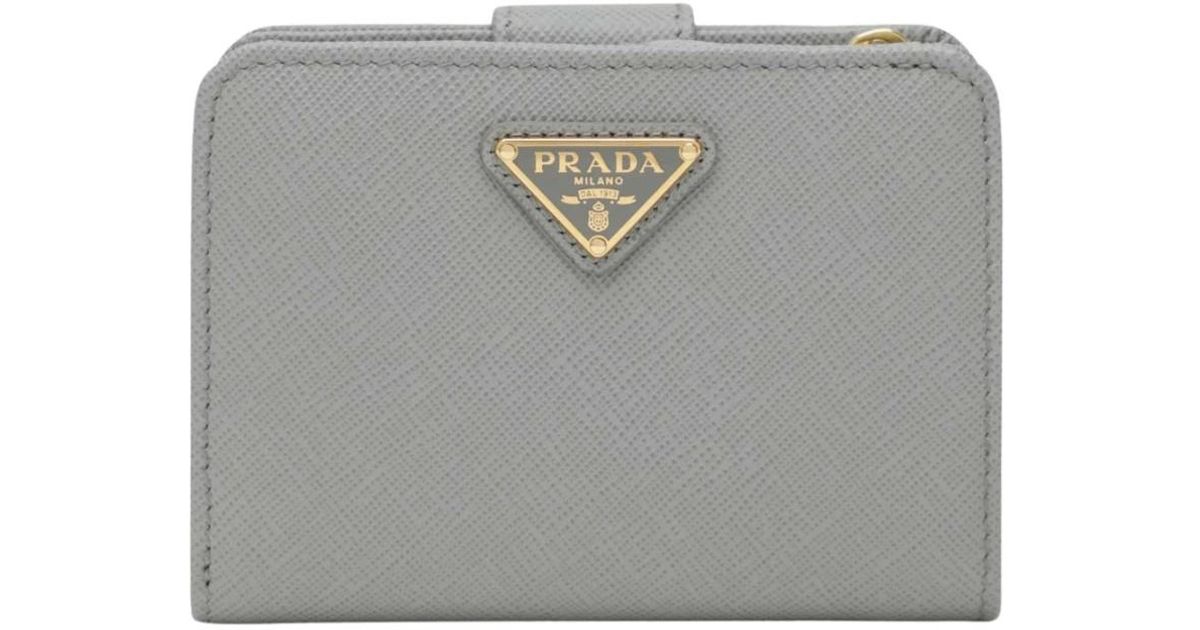 Prada Wallets & Cardholders in Grey | Lyst UK
