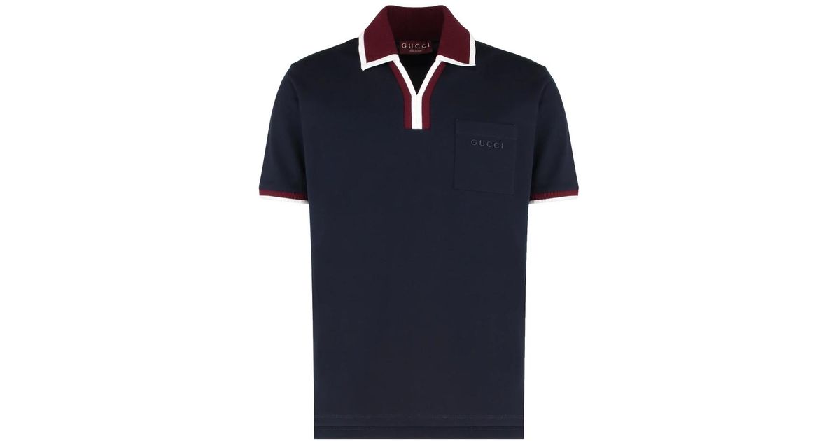Gucci Polo Shirts in Blue for Men | Lyst UK