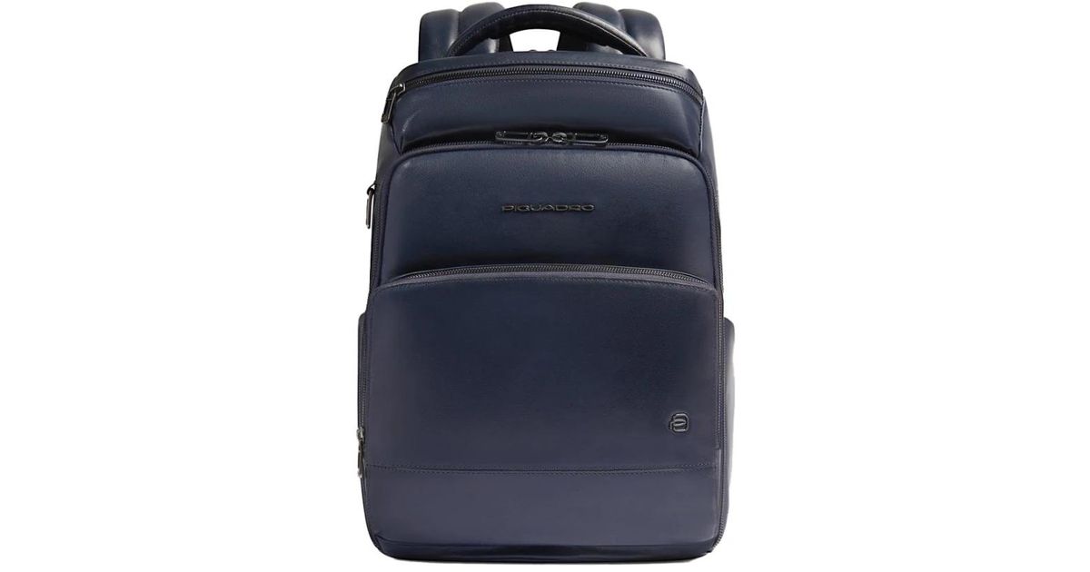 Piquadro Backpacks in Blue for Men | Lyst UK